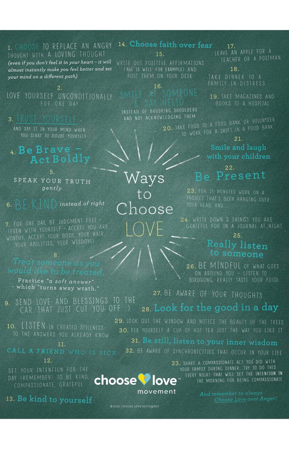 Posters – Choose Love Movement